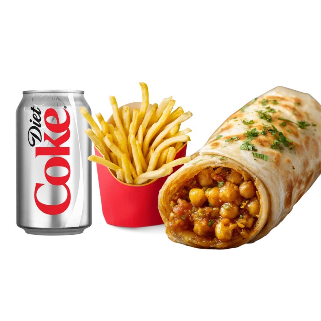 Chana Masala Roll Meal - Roti Roll
