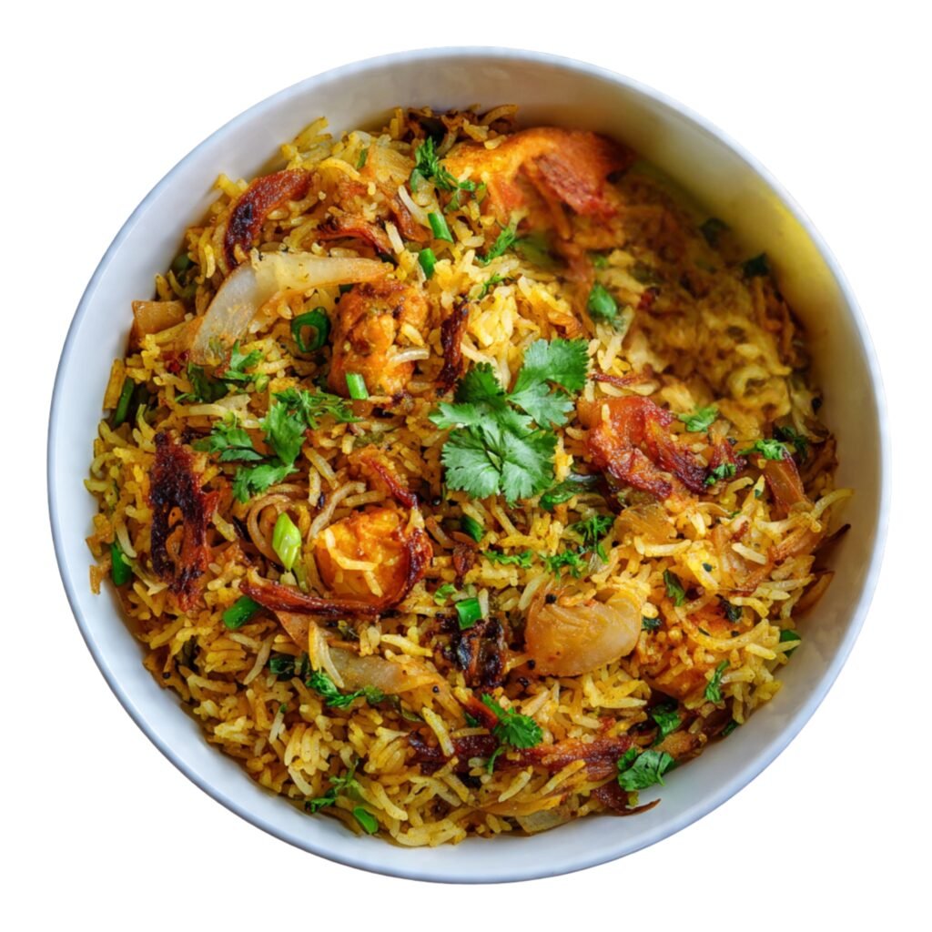 Roti Roll Biryani Style Non-Veg Rice Bowl - Roti Roll